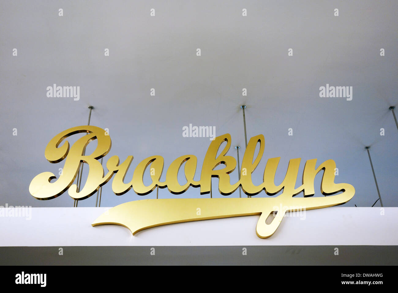 Brooklyn sign hi-res stock photography and images - Alamy