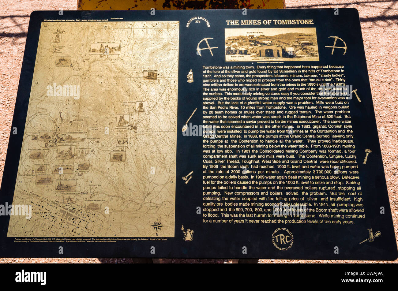 Gold mine map hi-res stock photography and images - Alamy