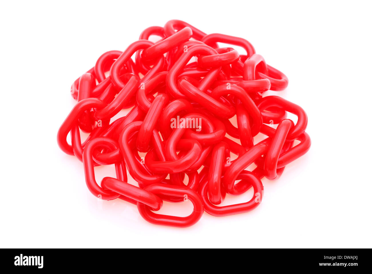 colorful chain on white background Stock Photo - Alamy