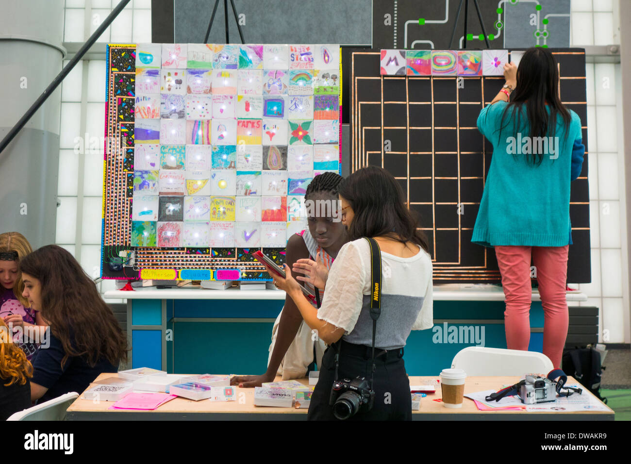 Maker Faire at the New York Hall of Science Queens Stock Photo - Alamy