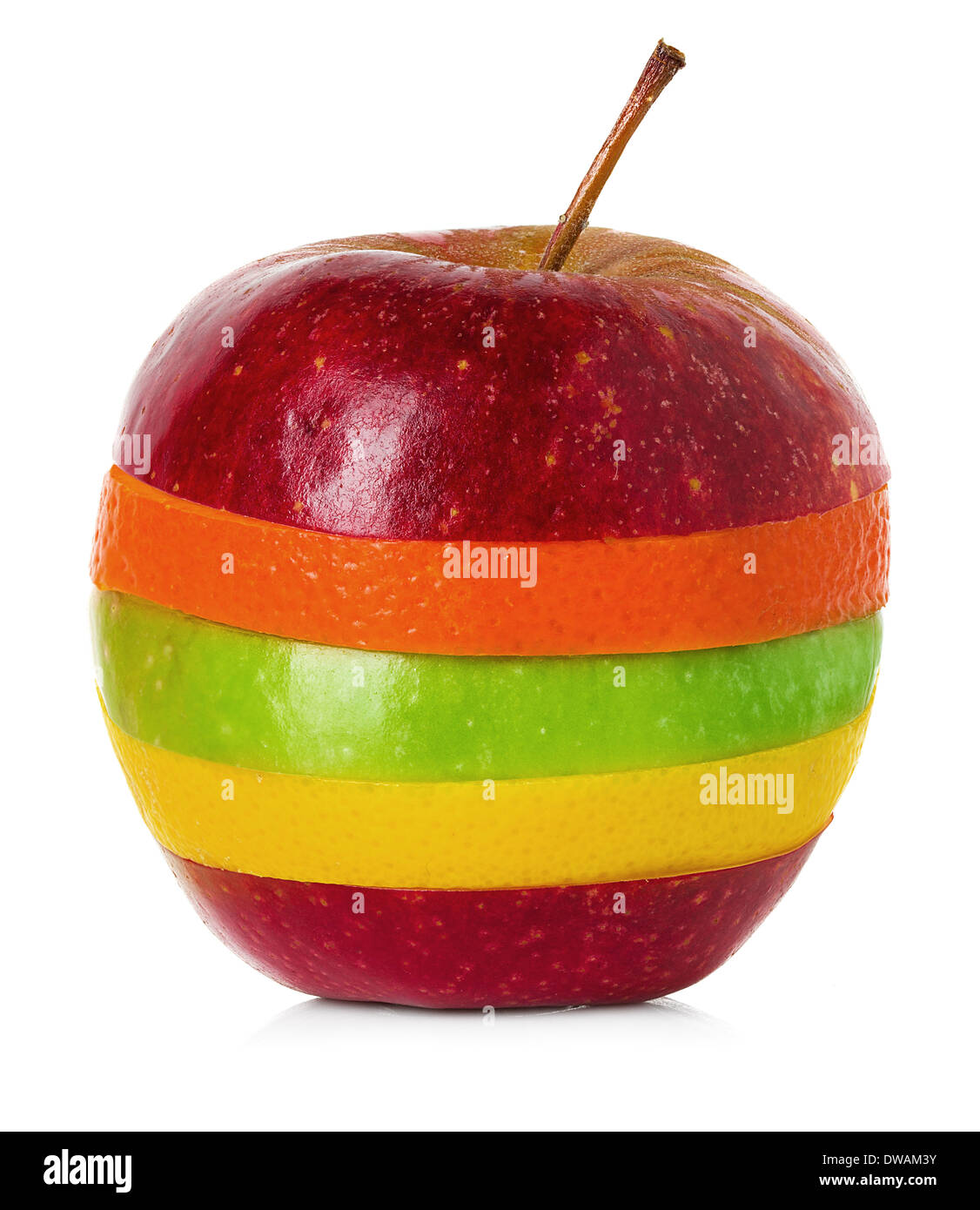 fruit mix isolated Stock Photo - Alamy