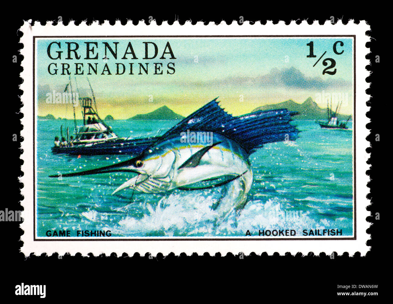 Postage stamp from grenada depicting hi-res stock photography and ...