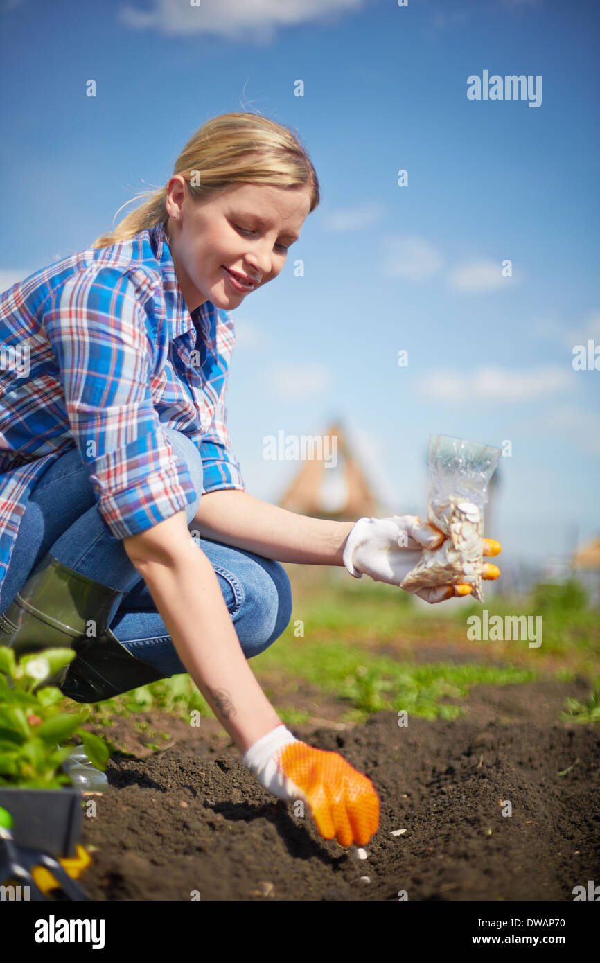 Sowing seed hi-res stock photography and images - Alamy