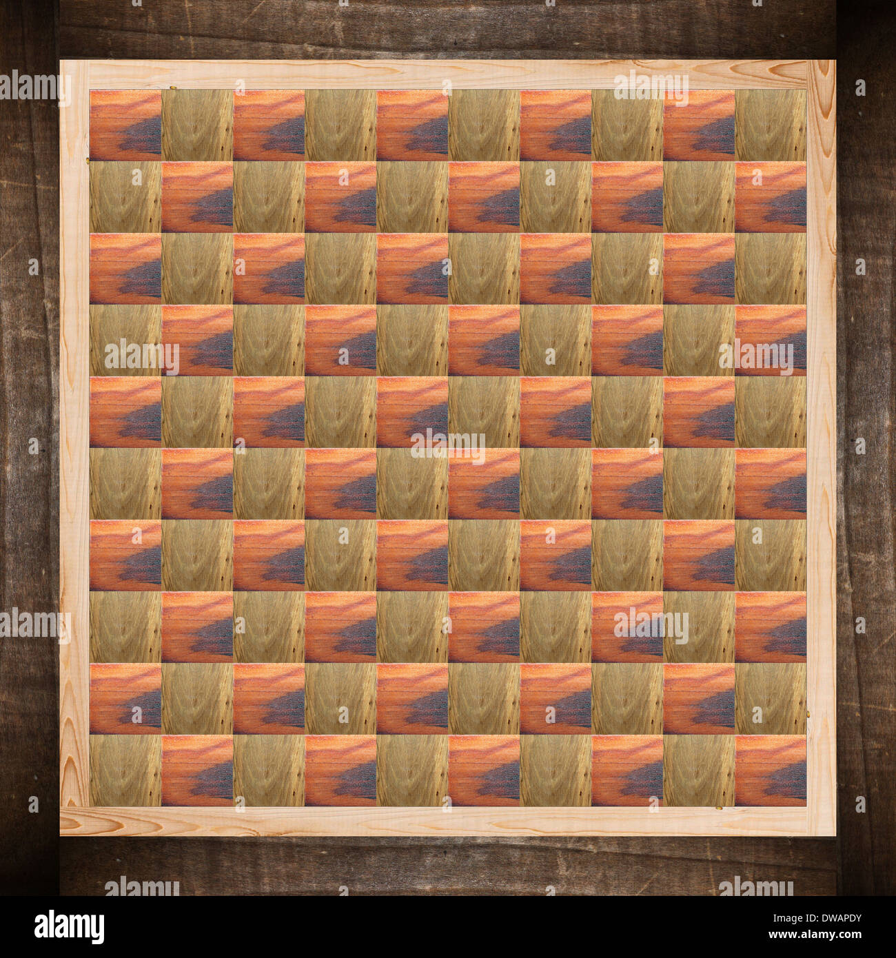 abstract chess game table made from wooden textures Stock Photo - Alamy