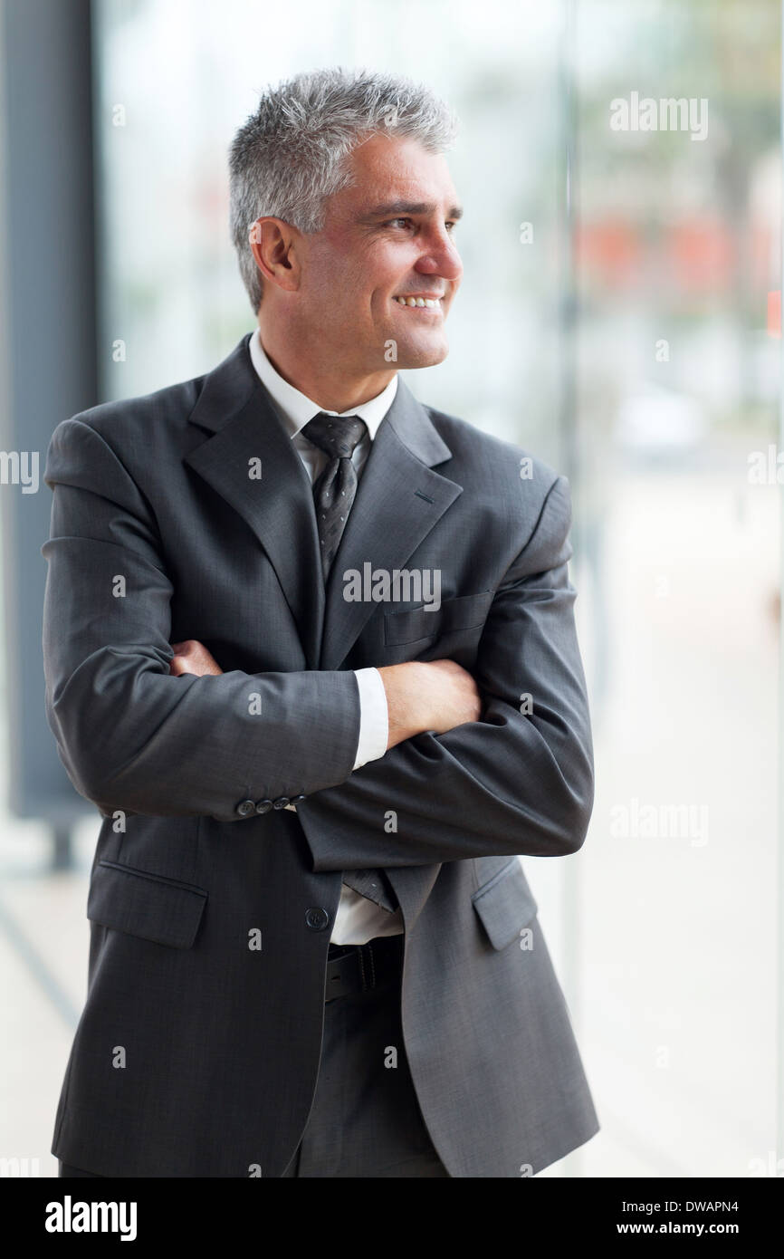 Smart middle aged man suit tie hi-res stock photography and images - Alamy