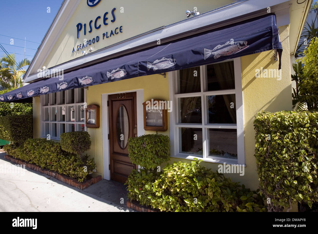 Pisces restaurant, Key West, Florida, USA Stock Photo - Alamy