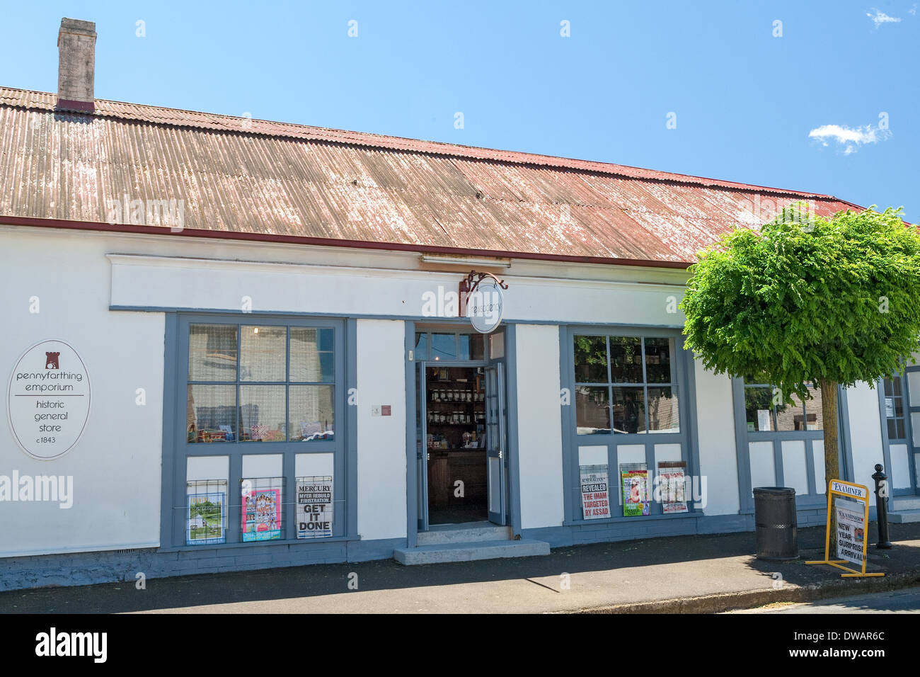 General Store, Historic Evendale town, with Georgian/Victorian colonial ...