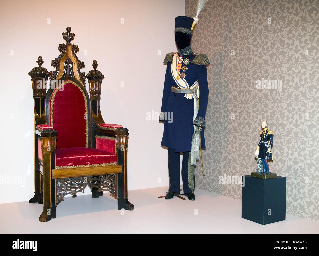 Dordrecht, the Netherlands. 04th Mar, 2014. Parts of the exhibition ...