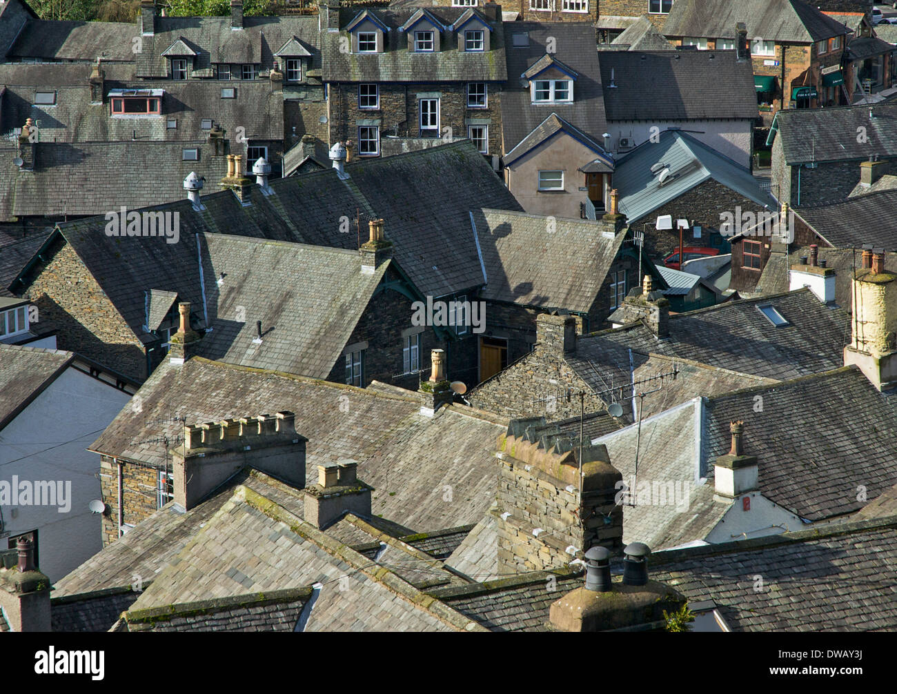 Rooftops ambleside hi-res stock photography and images - Alamy