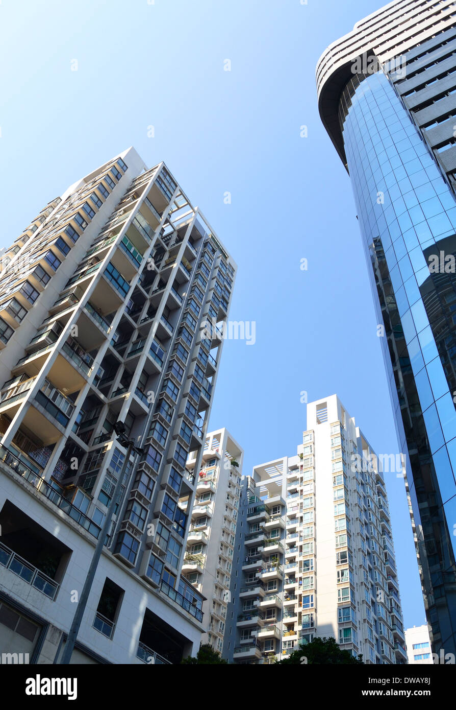 Modern office buildings in central Shenzhen, China Stock Photo - Alamy