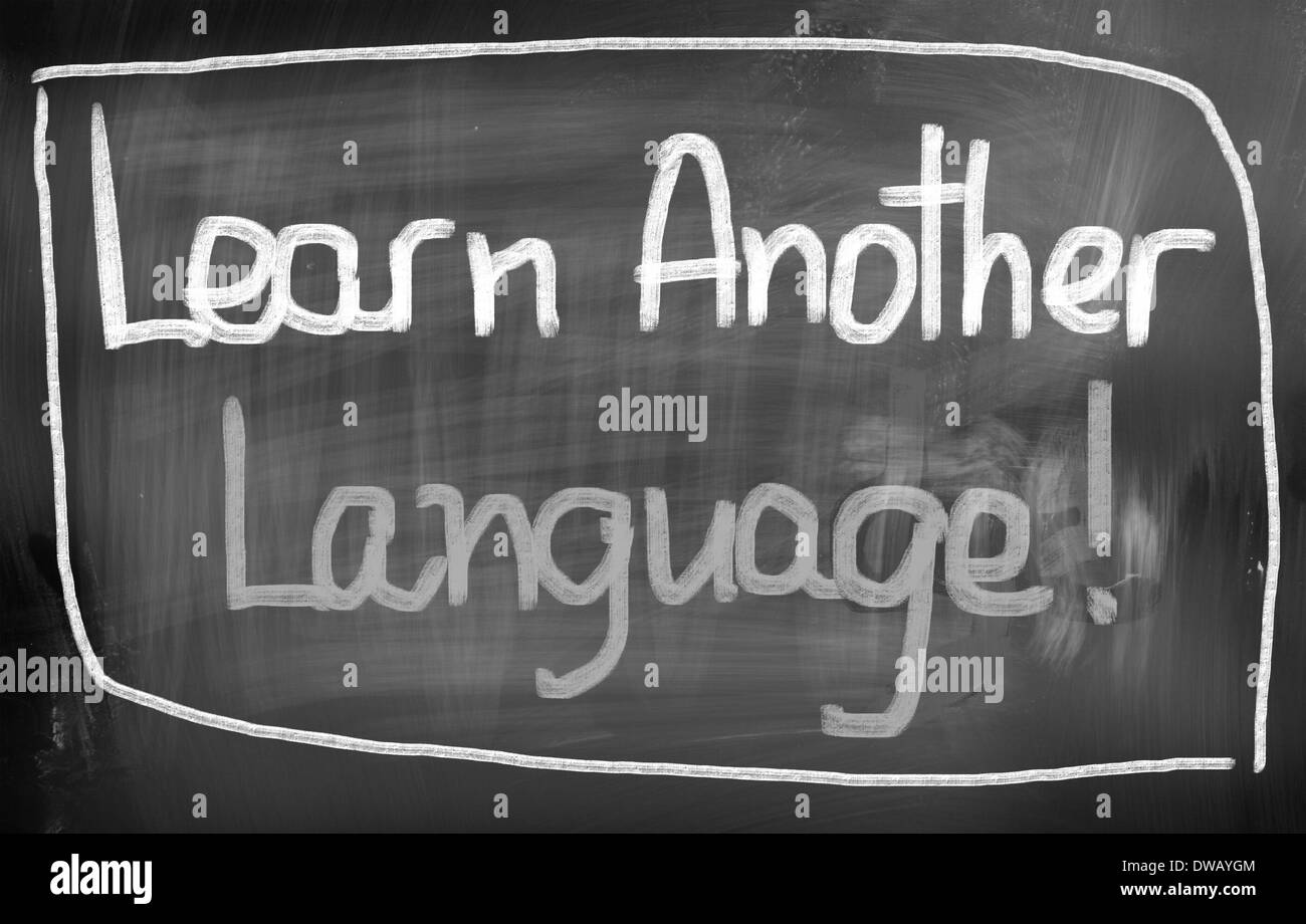 Learn Another Language Concept Stock Photo - Alamy