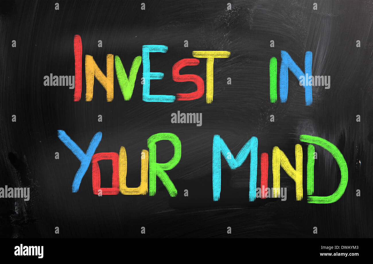 Invest In Your Mind Concept Stock Photo - Alamy