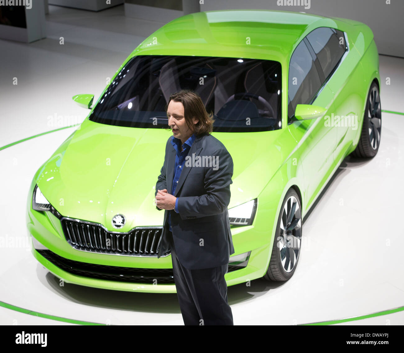 84th Geneva International Motorshow, Skoda, Vision C, Jozef Kaban Stock ...