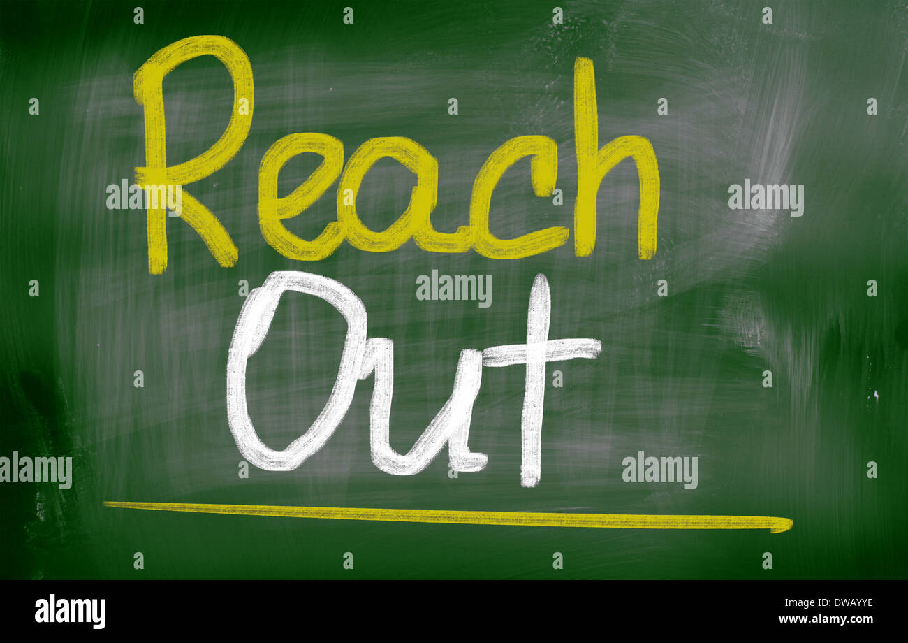 Reach Out Concept Stock Photo - Alamy