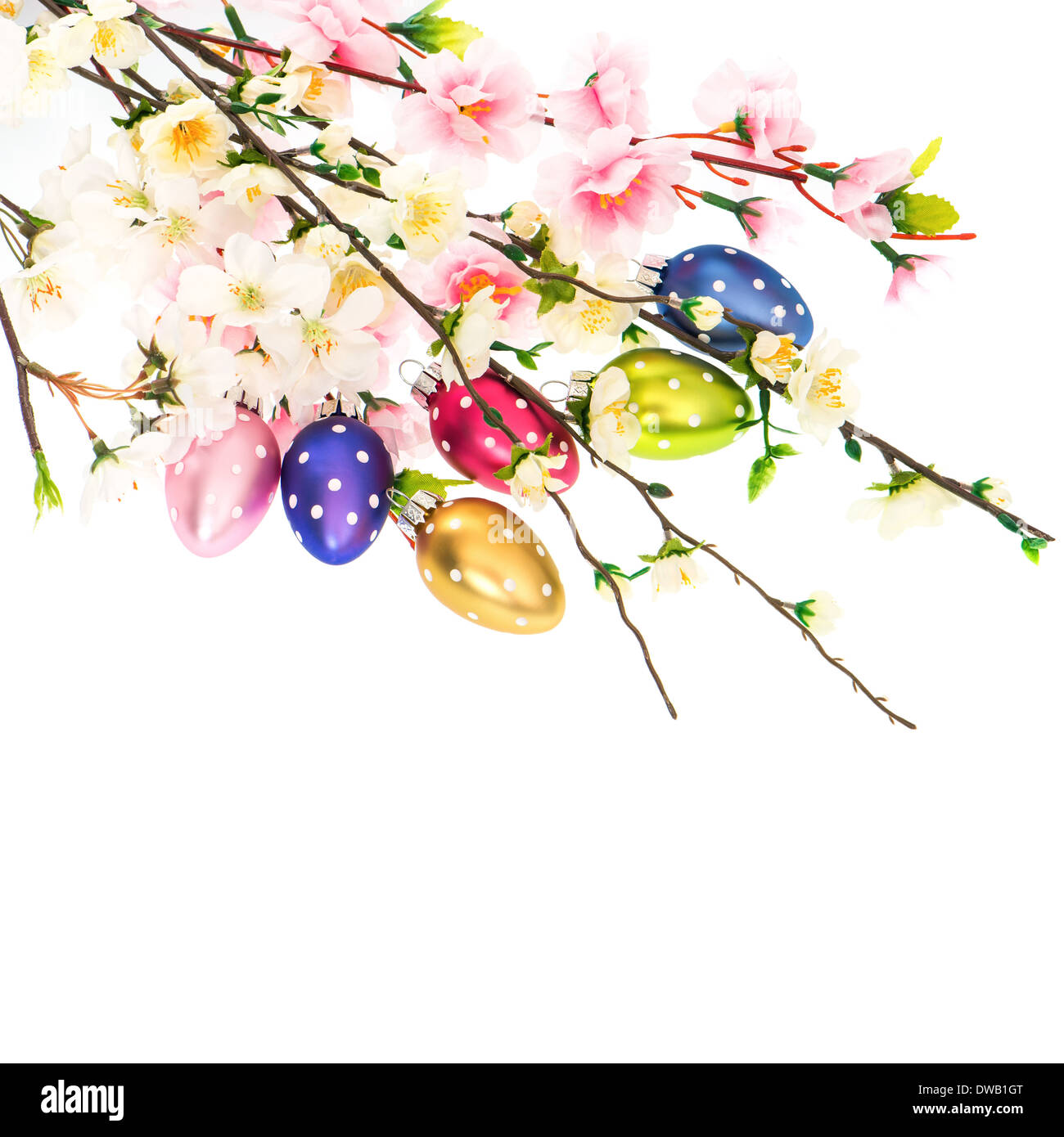 Spring flowers easter eggs hi-res stock photography and images - Alamy