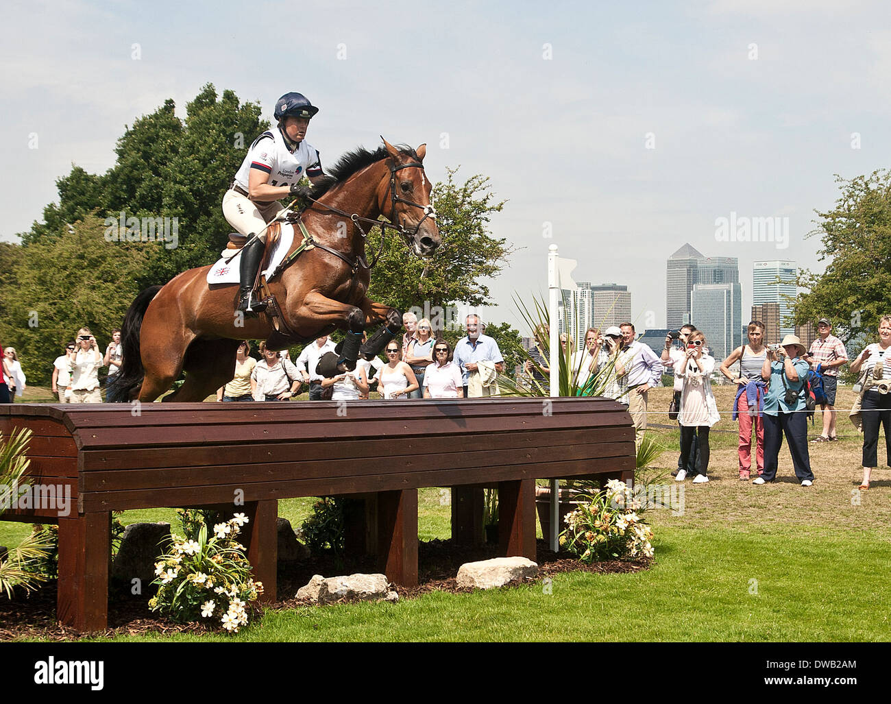 Pippa Funnell on Billy Shannon Stock Photo - Alamy