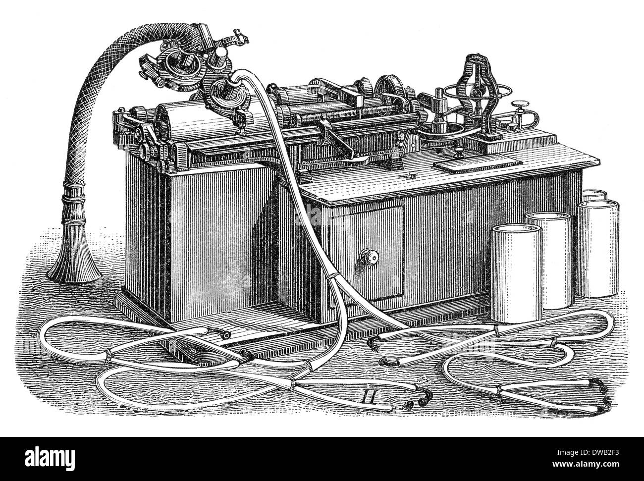 Thomas Edison Phonograph Drawing