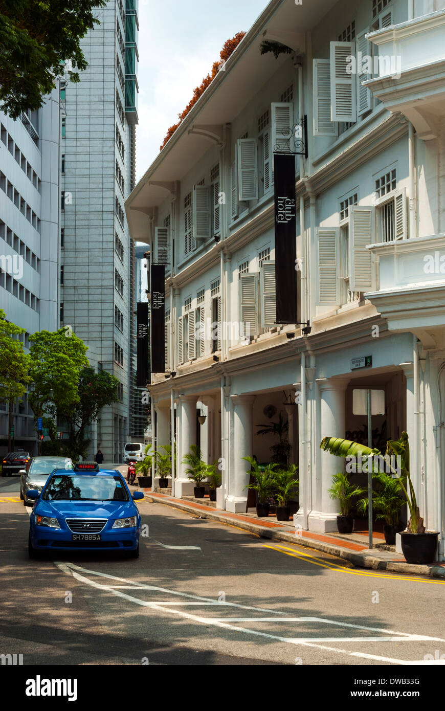 The Club Hotel, Singapore, Ann Siang Hill area Stock Photo - Alamy