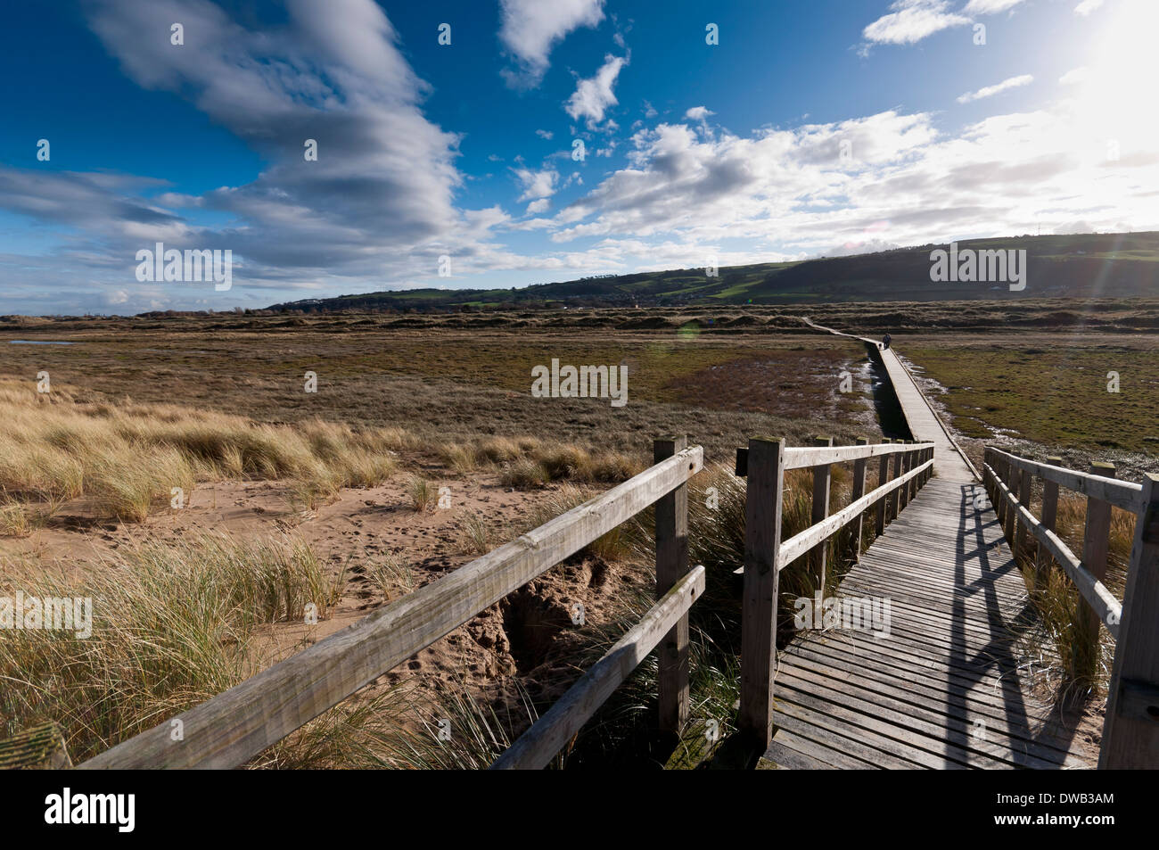 Gronant Dunes Local Nature Reserve at Prestatyn North Wales Stock Photo ...