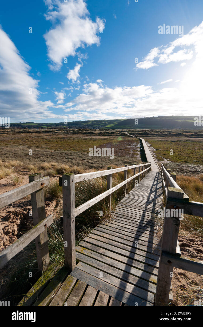 Gronant Dunes Local Nature Reserve at Prestatyn North Wales Stock Photo ...