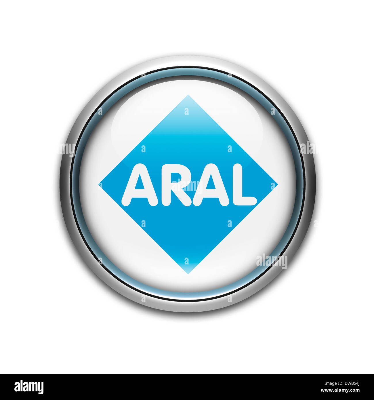 Aral logo symbol icon flag emblem Stock Photo - Alamy