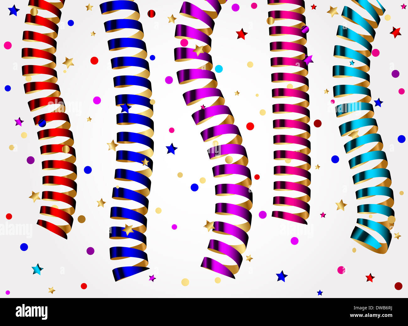 Vector illustration of colorful serpentine Stock Photo - Alamy