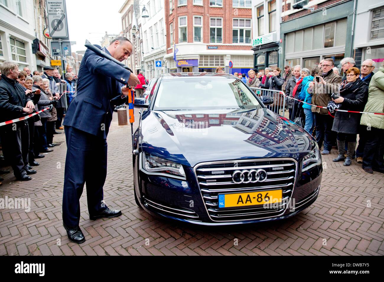 Dordrecht, The Netherlands. 4th Mar, 2014. King Willem-Alexander of The ...