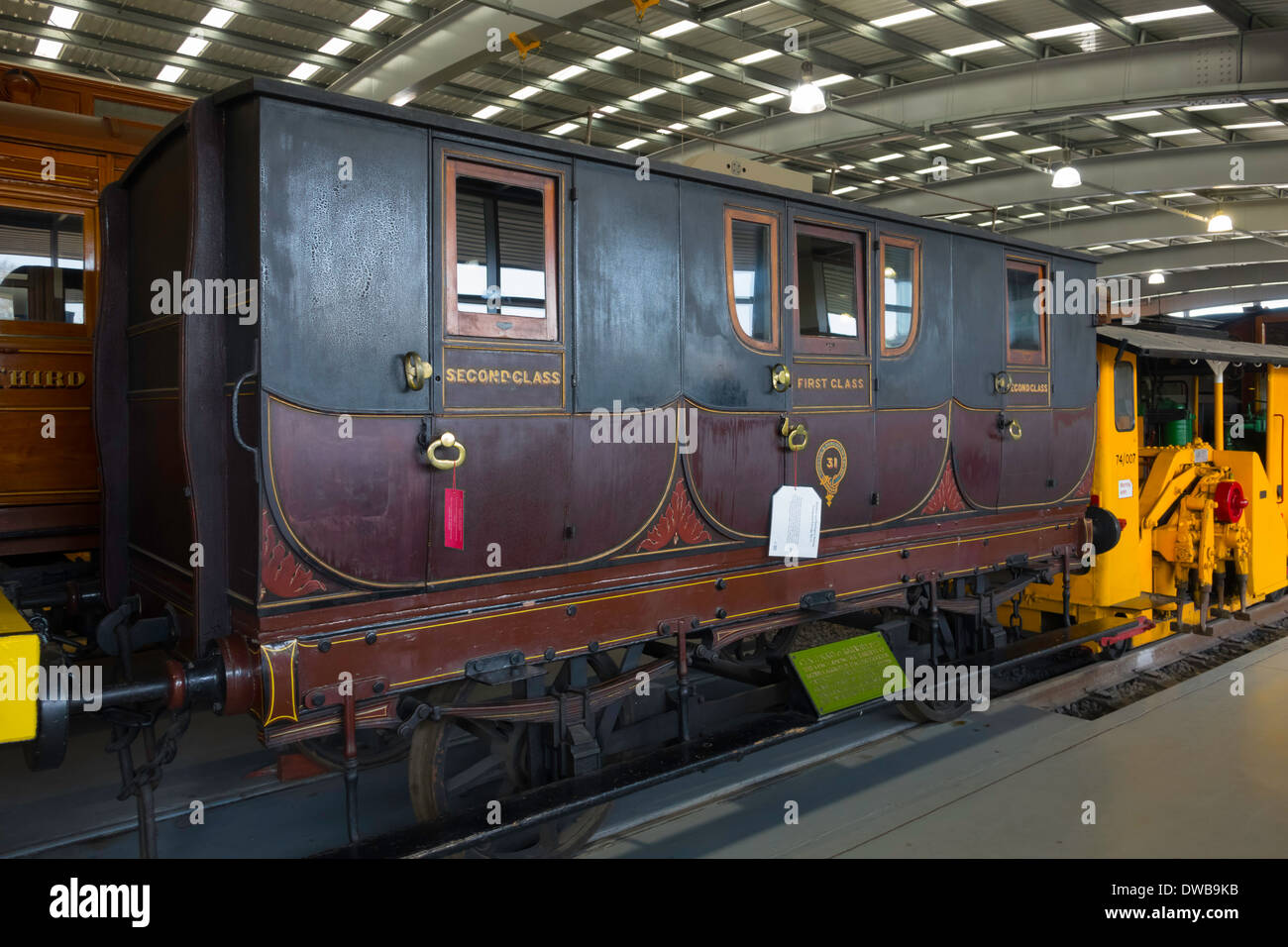 A composite (1st and 2nd class) coach from Stockton and Darlington ...