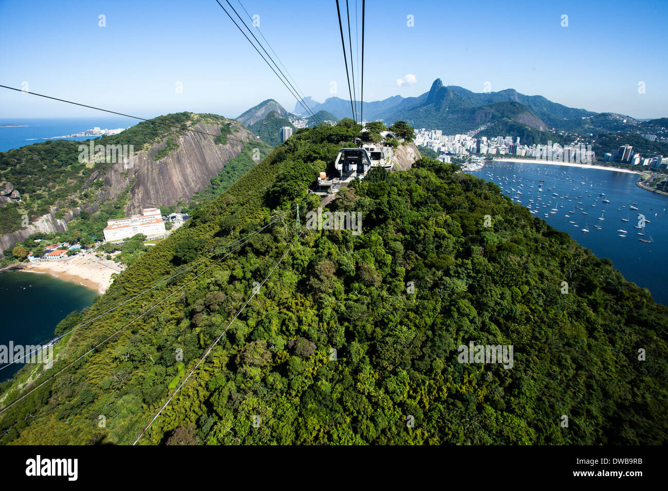 The cable car to Sugar Loaf in Rio de Janeiro Stock Photo - Alamy