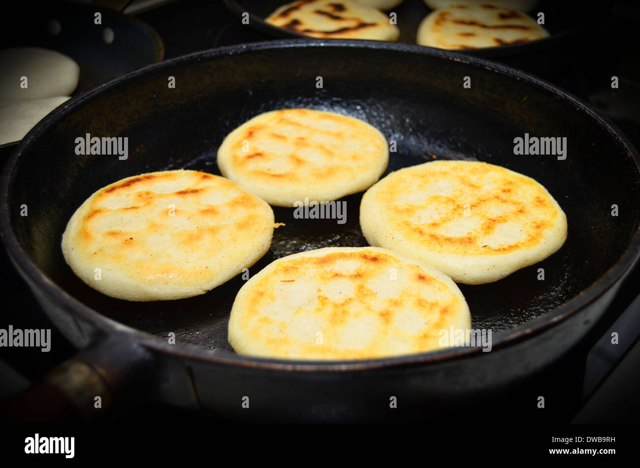 Arepa cooking hi-res stock photography and images - Alamy