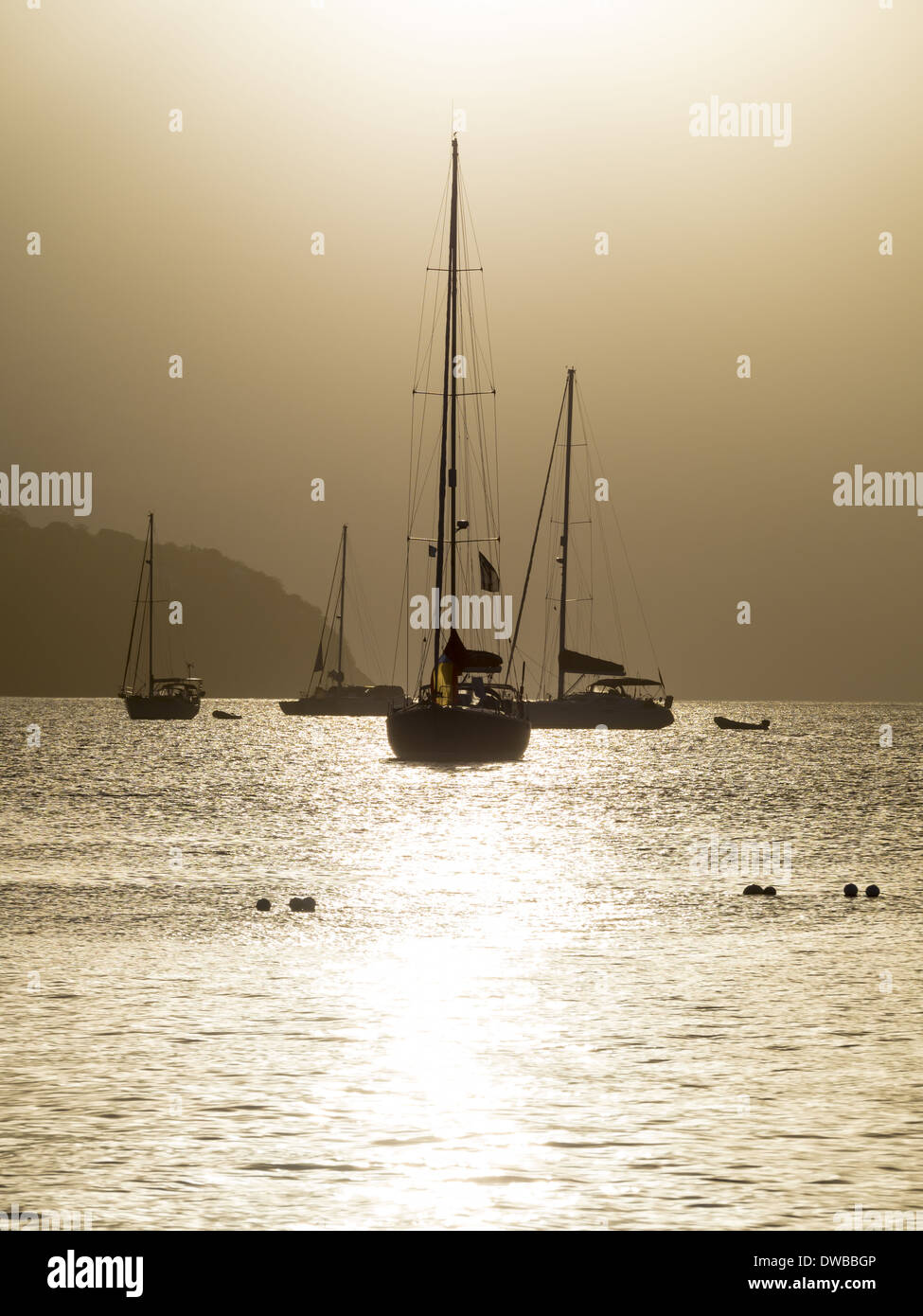Saint lucia silhouette hi-res stock photography and images - Alamy