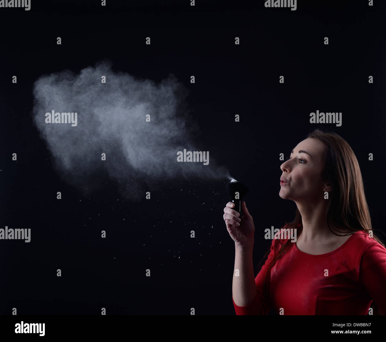 Blowing Powder Stock Photos & Blowing Powder Stock Images - Alamy
