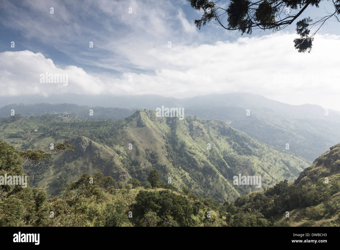 Sri Lanka, Ella, View from Ella Rock Stock Photo - Alamy