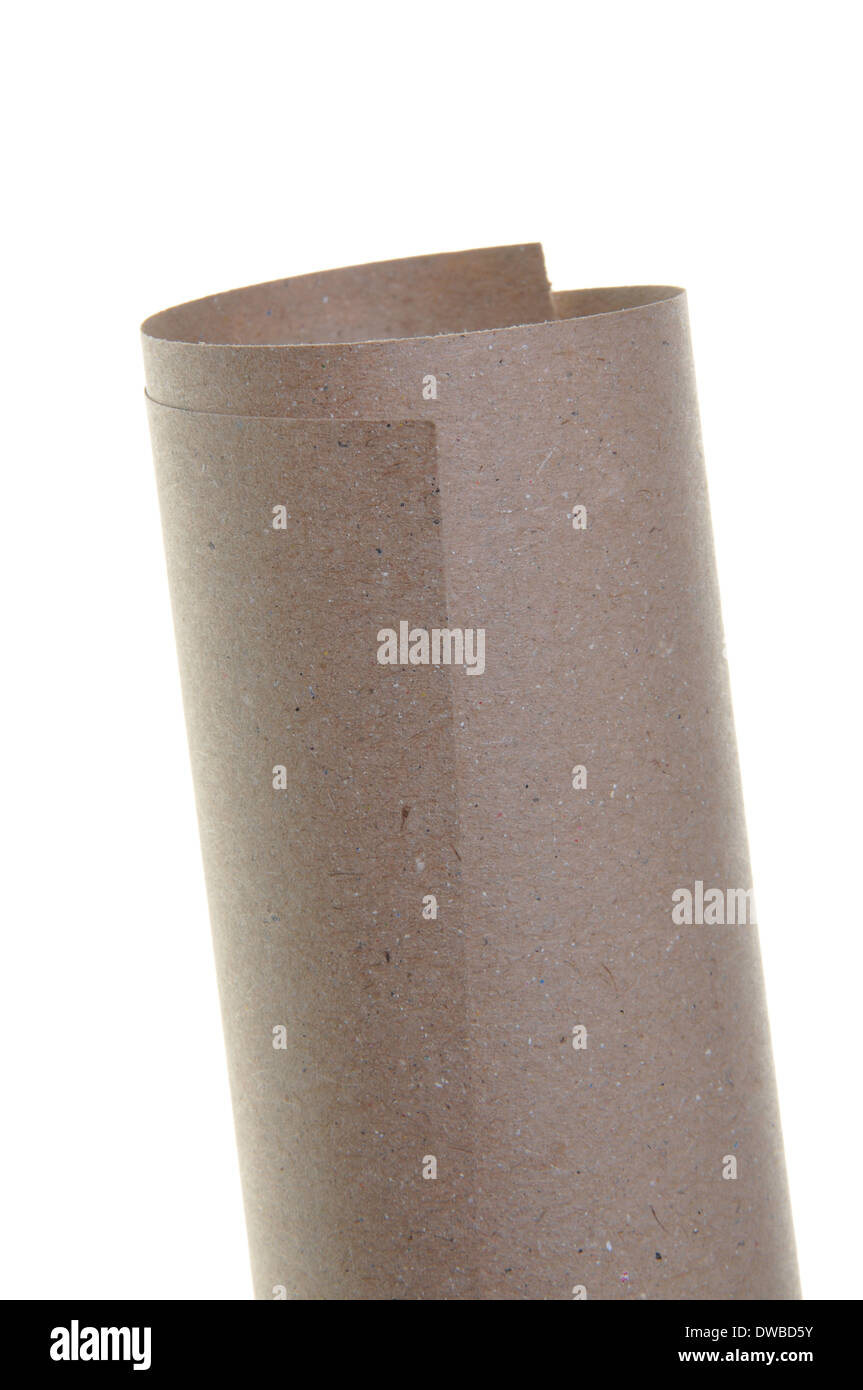 Paper roll isolated on white background Stock Photo - Alamy
