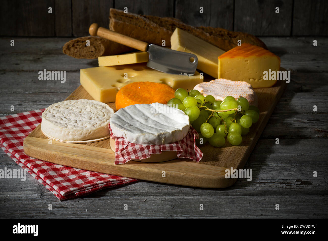 Cheese platter different cheese french cheddar french soft cheese ...