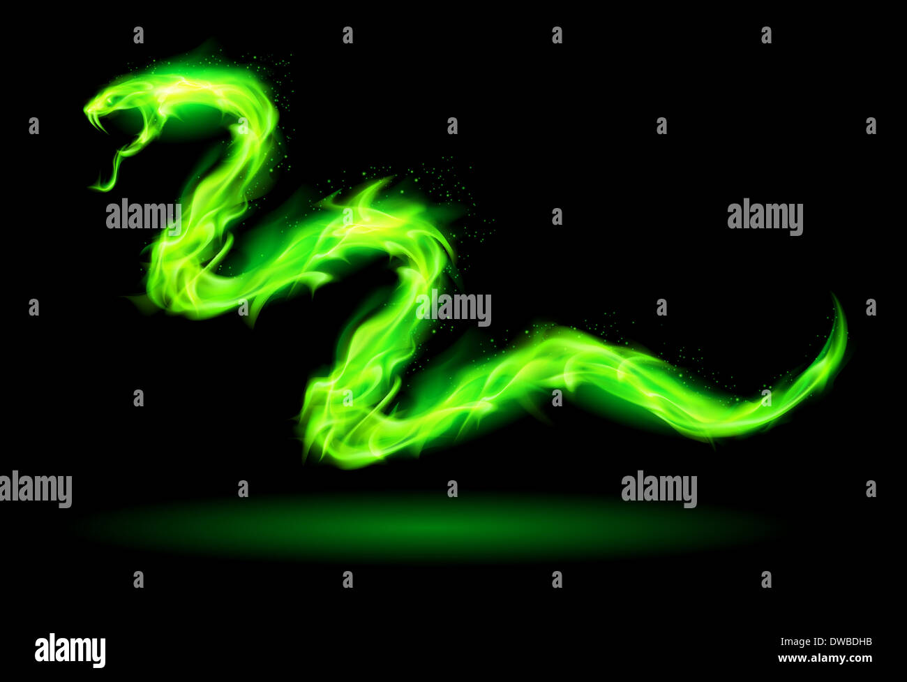 Fire snake hi-res stock photography and images - Alamy