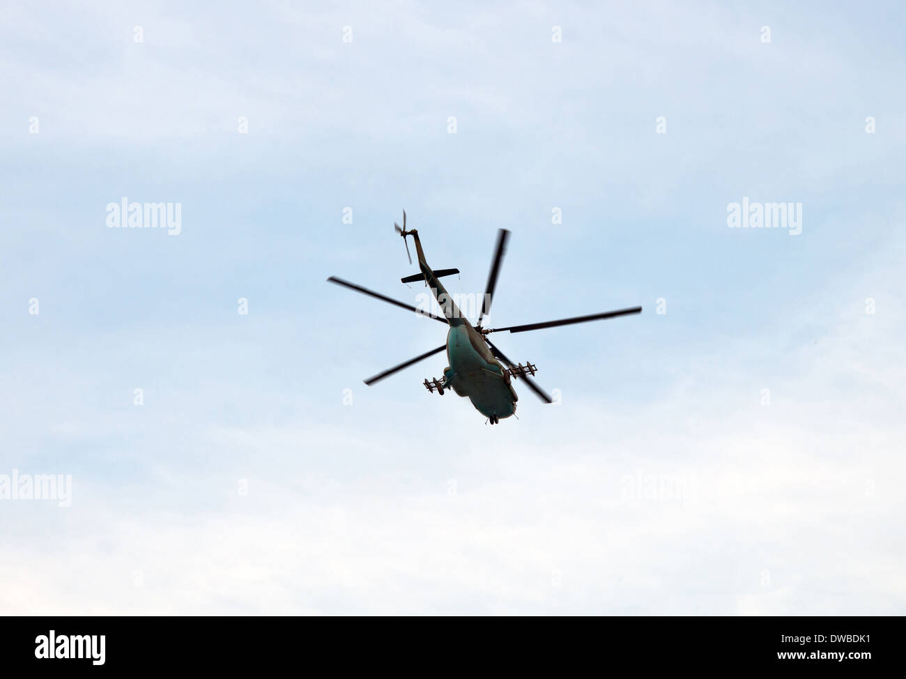 transport helicopter with load in the sky Stock Photo - Alamy