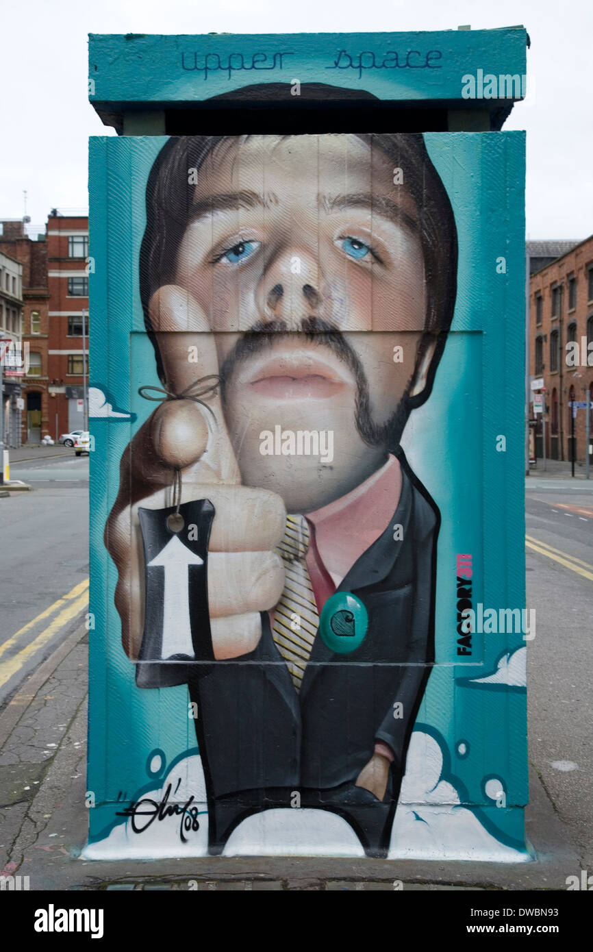 Graffiti street art manchester hi-res stock photography and images - Alamy
