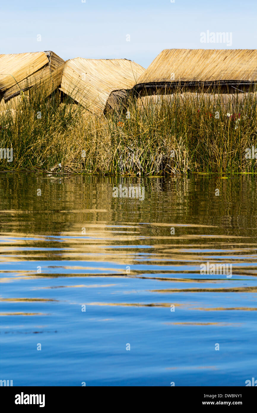 Uros Floating Islands, Lake Titicaca, Peru Stock Photo - Alamy