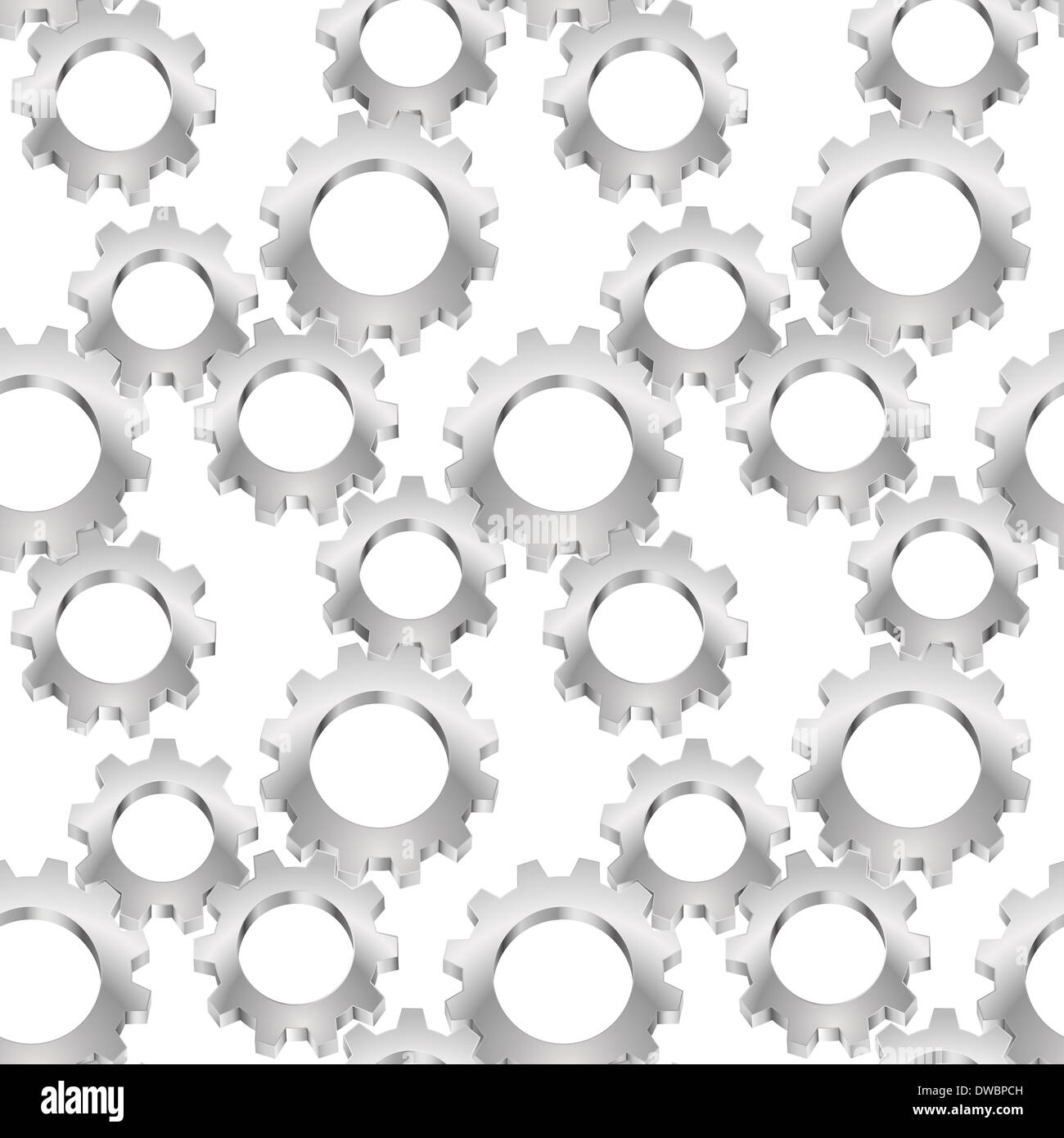 Seamless texture of gear. Illustration on white background for design ...