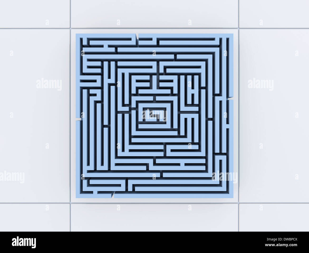 3d labyrinth hi-res stock photography and images - Alamy