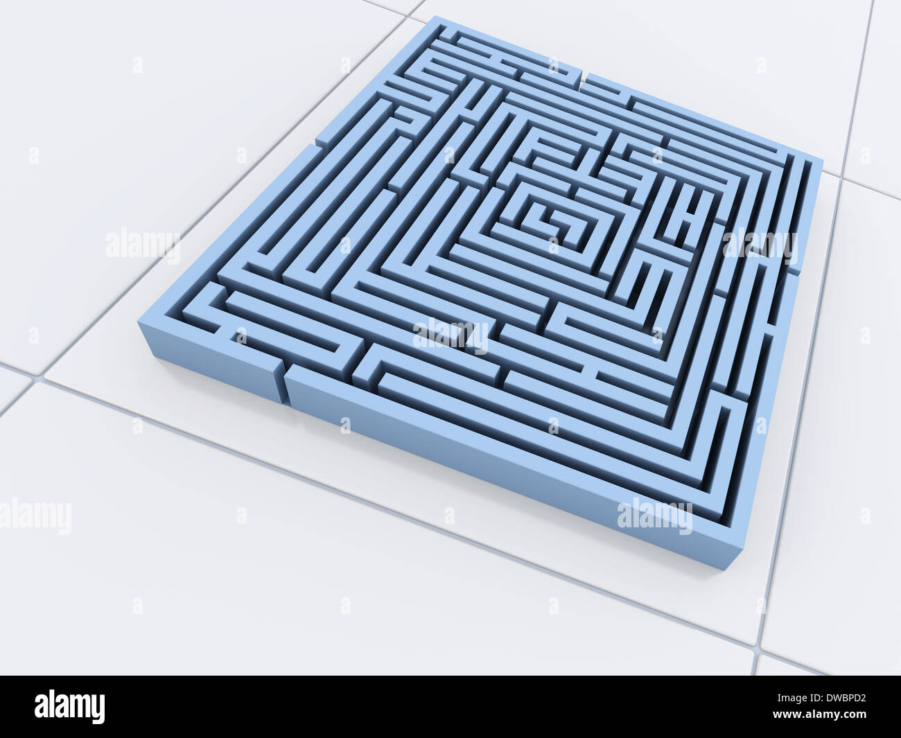 3d labyrinth hi-res stock photography and images - Alamy
