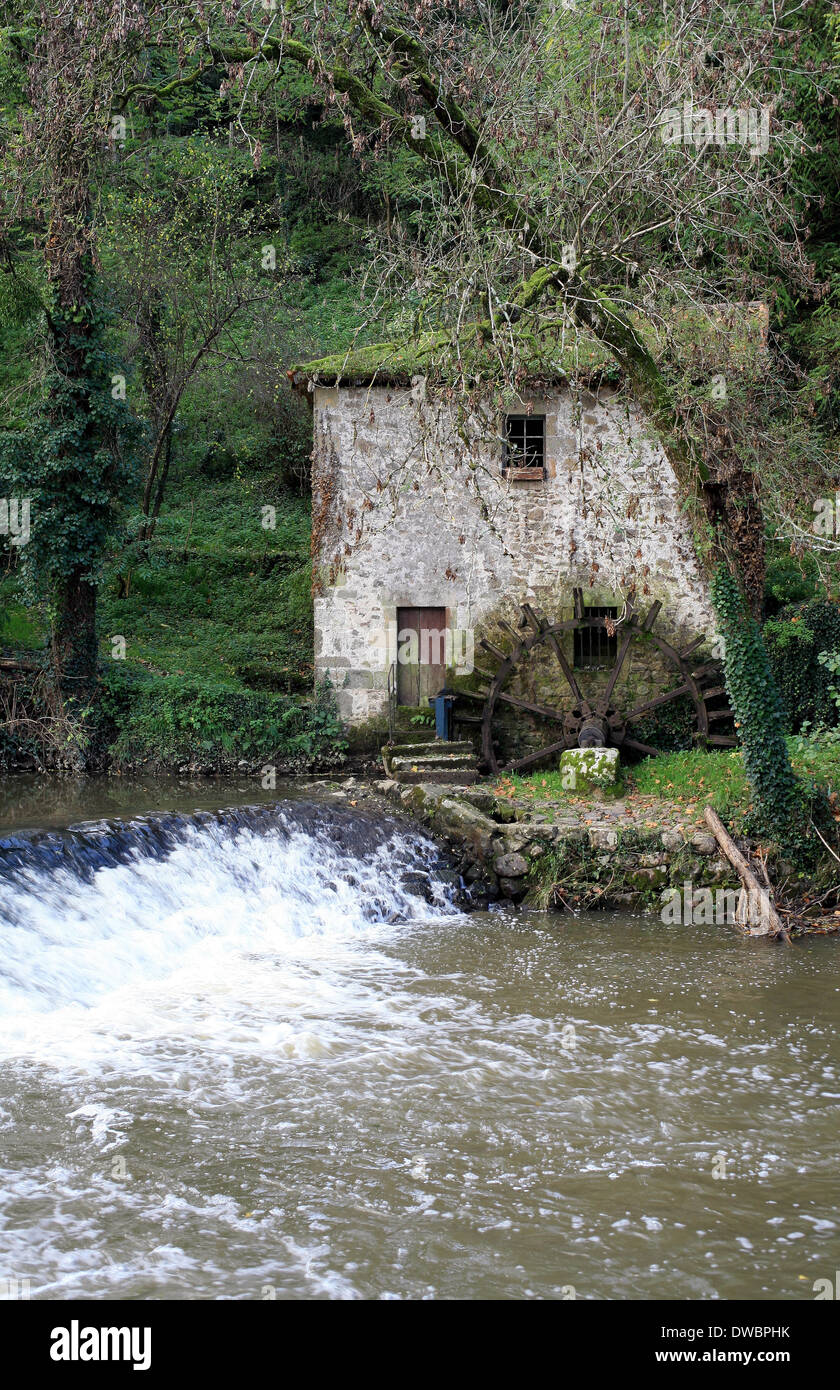 Old watermill at Confolens, Charente, France Stock Photo - Alamy