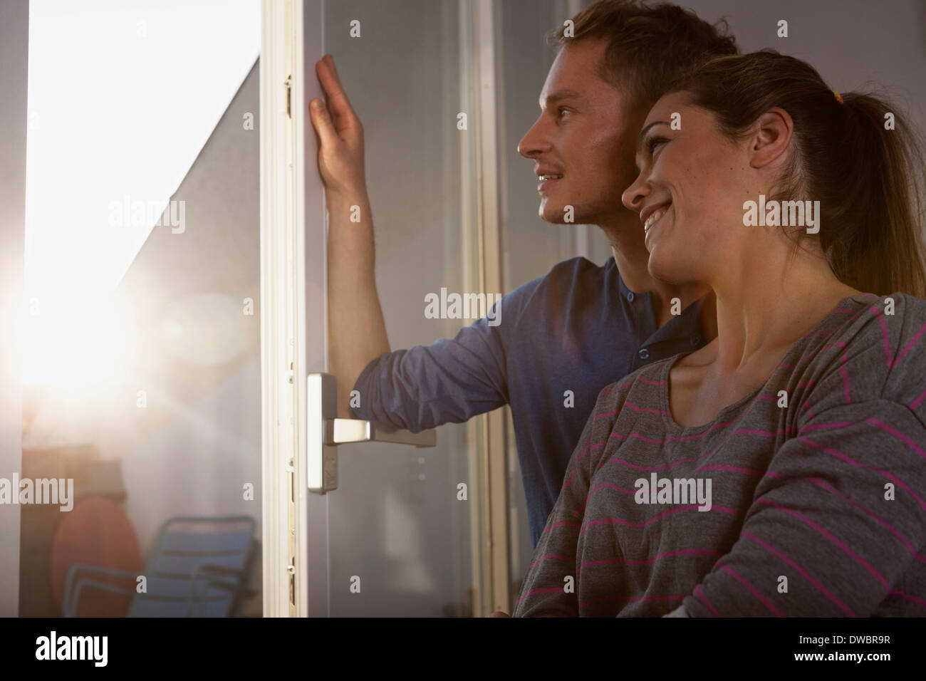 Open window door hi-res stock photography and images - Alamy