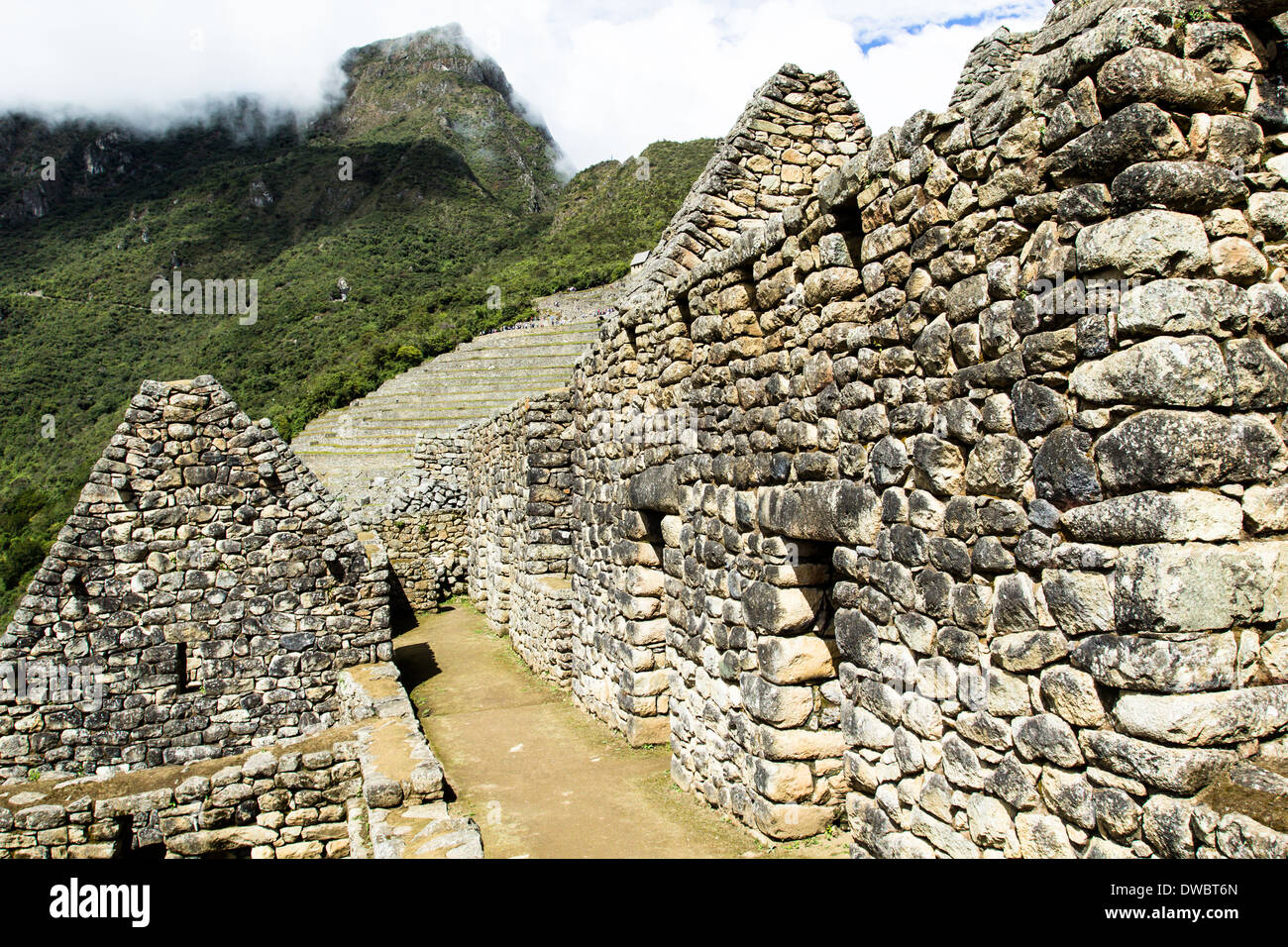 Machu Picchu, the ancient Inca city in the Andes, Peru Stock Photo - Alamy