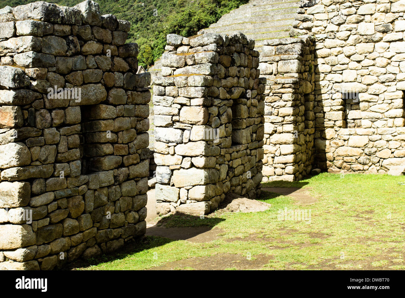 Machu Picchu, the ancient Inca city in the Andes, Peru Stock Photo - Alamy