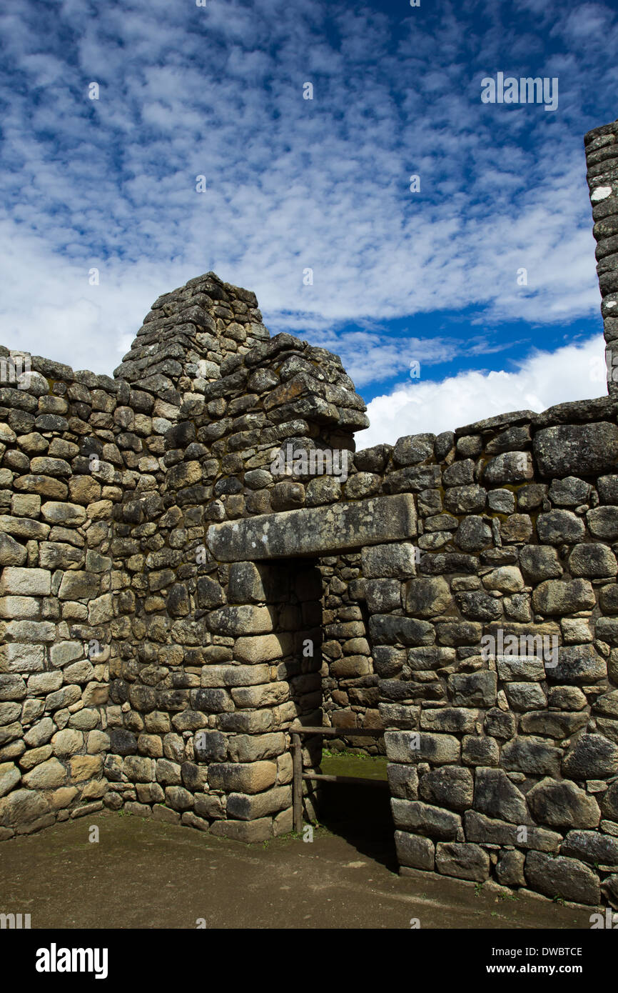 Machu Picchu, the ancient Inca city in the Andes, Peru Stock Photo - Alamy