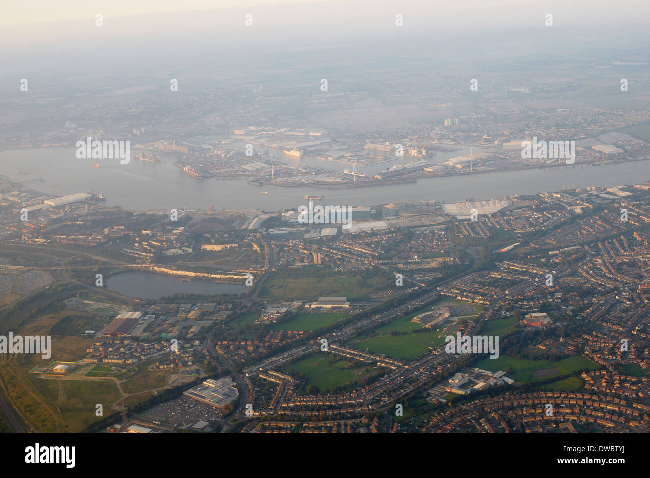 Infrastructure development aerial uk hi-res stock photography and ...