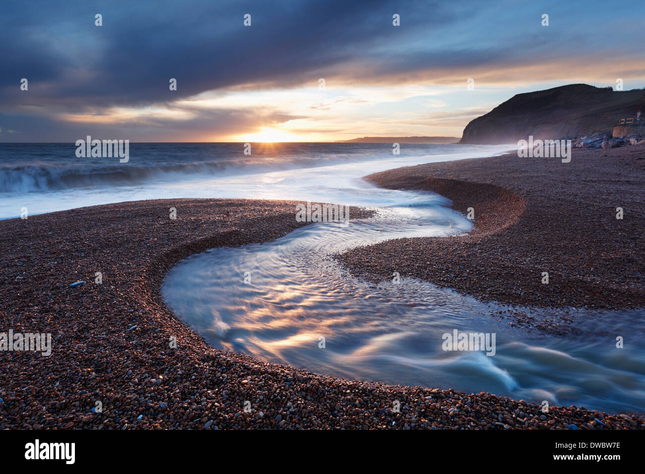 River flowing into sea hi-res stock photography and images - Alamy