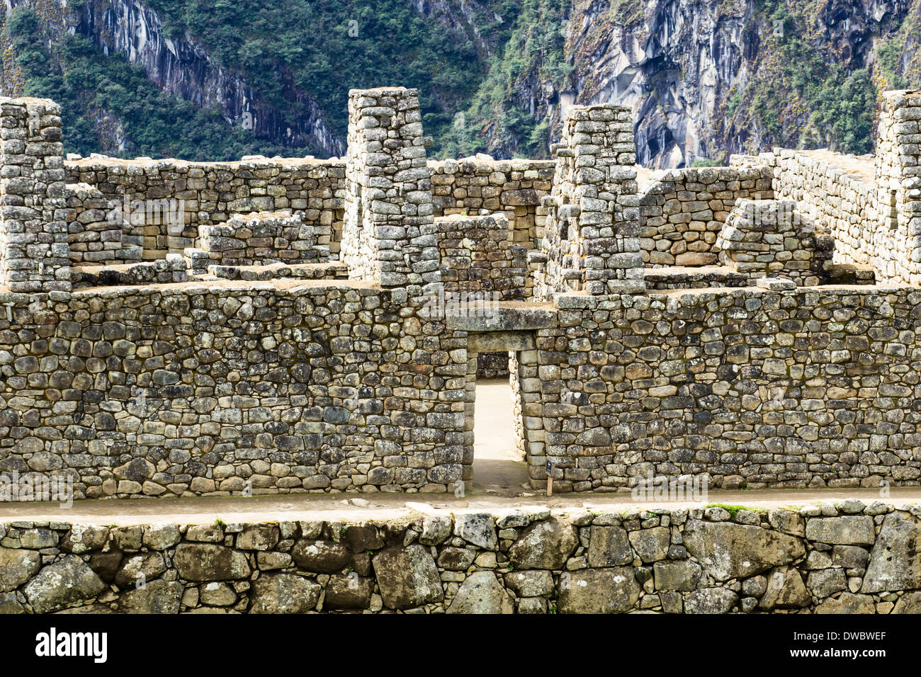 Machu Picchu, the ancient Inca city in the Andes, Peru Stock Photo - Alamy